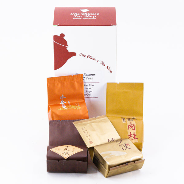 Four Famous Cliff Teas Sampler – The Chinese Tea Shop